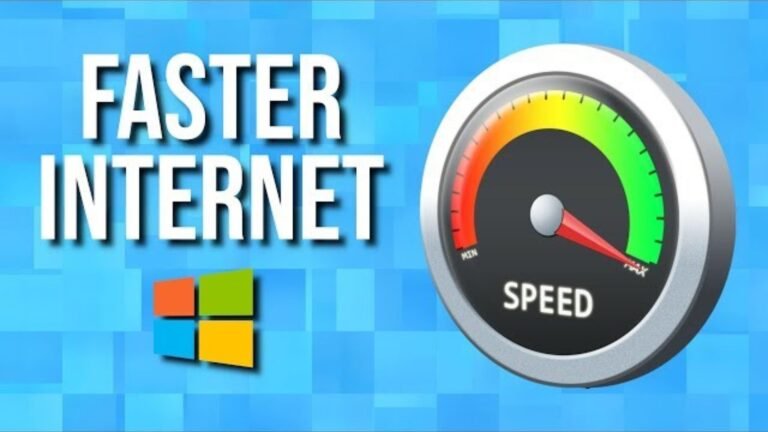 How To Improve Internet Connection Speed